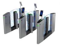 China High Durabilty Servo Motor Waist Height Turnstile Biometric Access Control for sale