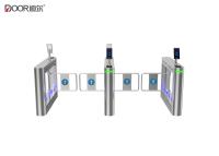China Swing Arm Controlled Access Gates , Half Height Turnstile With Facial Recognition for sale