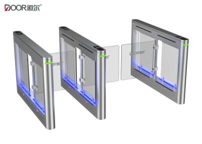 China Single Body Supermarket Swing Gate / Intelligent Automated Turnstiles for sale
