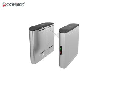 China High End Access Control Acrylic Flap Barrier Gate Rs485 Communication for sale