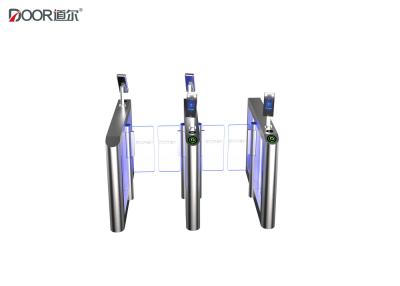 China Office Building Barcode Scanner Turnstile Gate With Card Reader Facial Recognition for sale