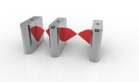 China Soft Arm Flap Barrier Gate Automated Systems With 900mm Passage Witdth for sale