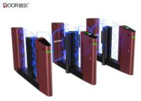 China Dry Contact Speed Gate Turnstile  Fingerprint Gate With 10mm Acrylic Arm for sale