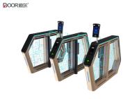 China Champagne Gold Electronic Turnstile Gates With Multiple Color Light for sale
