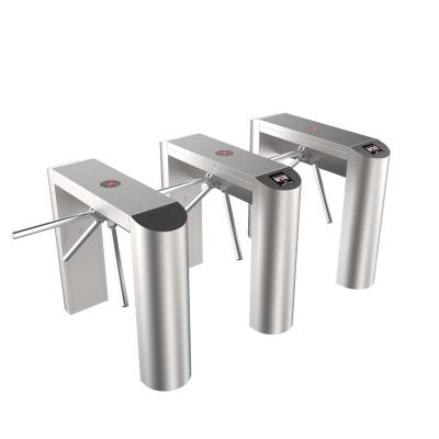 China Access Control AC 220V Brush Motor Tripod Turnstile Gate for sale