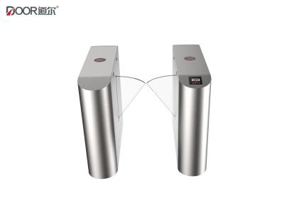 China DC Brush Motor RFID 550mm Channel Electronic Barrier Gates for sale