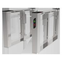 China Acrylic Swing 0.2s flap barrier turnstile 2 Ways Bidirectional for sale