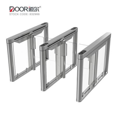 China Fully Automatic Speed Gates System QH Code RFID Swing Turnstile Barrier For Banks And Hotels for sale