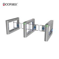 China Self Designed Security Swing Barrier Gate With Facial Recognition IC Card QR Code for sale