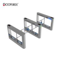 China Pedestrian Waist High Turnstile Security System Swing Gates With Tailgating Detection for sale