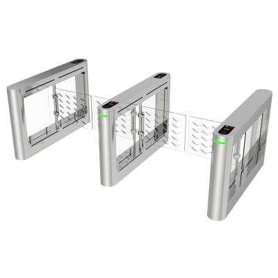 China High Security Face Recognition Fully Automatic Swing Gate Turnstile For Hotel for sale