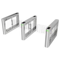 China RFID Optical Face Recognition Pedestrian Swing Turnstile For Hotel for sale