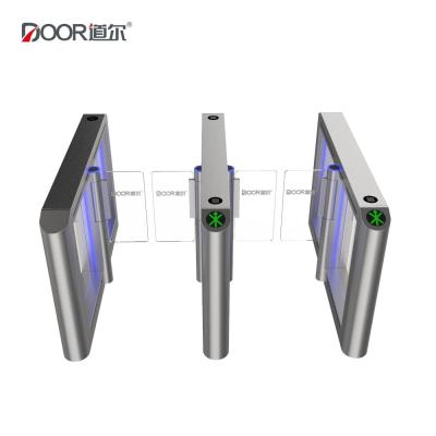 China Retractable 200w 1100mm Width Adjustable Barrier Gate 40personal/min for sale