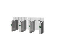 China 40W 550mm Width Cards Reader Glass Sliding Turnstile for sale