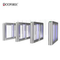 China Speed Gate SUS304 Full Height Flap Turnstile 550mm Channel for sale