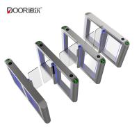 China Speed Gate SUS304 Full Height Flap Turnstile 550mm Channel for sale