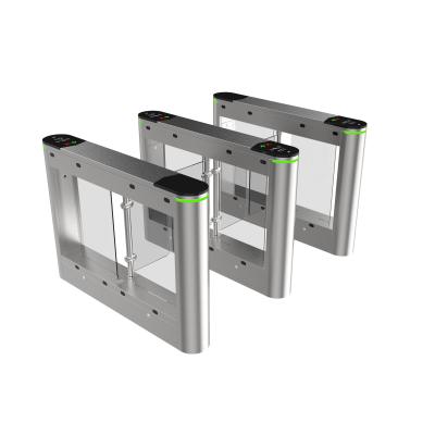 China LED Indicator Light Security Swing Barrier Gate For Public Lobby for sale
