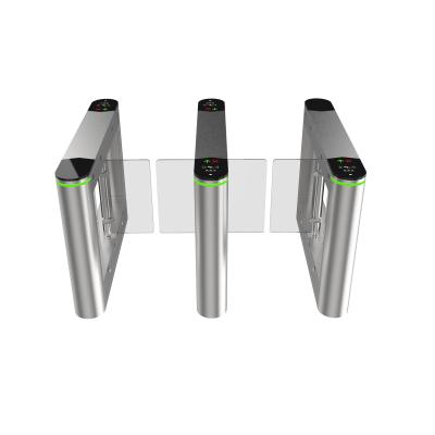 China Corporate Lobbies Swing Gate Turnstile Remote Controller QR Code RS485 for sale