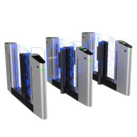 China Fully Automatic Speed Lane Crowd Entrance Barrier Speed Gates For Airports And Lobbies for sale