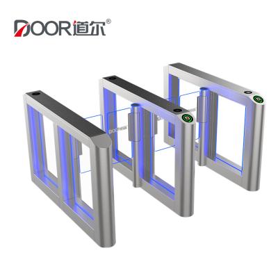 China 2 Ways Swing Barrier Gates For Library Entrance Control With Card Reader Access Control for sale