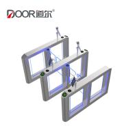 China Door Access Control 2 Lane Swing Gate Turnstile With AI Facial System for sale