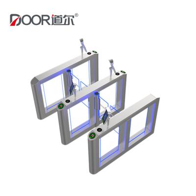 China Door Access Control 2 Lane Swing Gate Turnstile With AI Facial System for sale