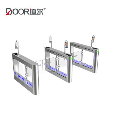 China OEM Logo Printing Swing Gate Turnstile With Fever Detection For Access Control System for sale