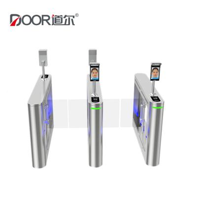 China 6653 Pedestrian Access Control Swing Gate Turnstile With Temperature Measurement Solution for sale