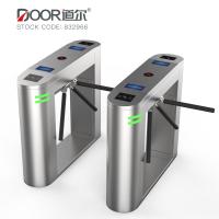 China Semi Automatic Waist Height Access Control Safety 3 Arm Gate Tripod Turnstile Gate for sale