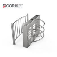 China Customized 316 Stainless Steel Material Semi Automatic Half Height Turnstile for sale