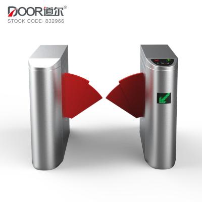 China Automatic Ic Card Reader Access Flap Barrier Gate For Gym Club for sale