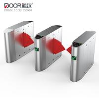 China Automatic Ic Card Reader Access Flap Barrier Gate For Gym Club for sale