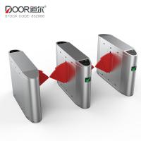 China Handicap Lane 900mm Walkway Type Pedestrian Flap Turnstile Barrier for sale