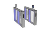 China Silver Speed Gate Turnstile Fastlane Turnstile for sale