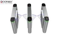 China Portable Night Use Flap Barrier Mechanism Moisture-Proof Turnstile Shenzhen Access Control Turnstile Gate for sale