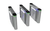 China Portable Night Use Flap Barrier Mechanism Moisture-Proof Turnstile Shenzhen Access Control Turnstile Gate for sale