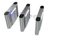 China Portable Night Use Flap Barrier Mechanism Moisture-Proof Turnstile Shenzhen Access Control Turnstile Gate for sale