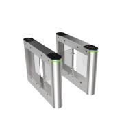 China 304 Stainless Steel Swing Gate Turnstile 1200mm Channel Width For Supermarket for sale