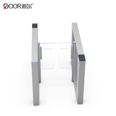 China Aluminum Alloy Slim Speed Gate With Servo Motor Automatic Turnstile Dry Contact Interface for sale