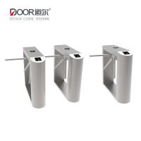 China Access Control Semi Automatic Outdoor Tripod Turnstile With People Counting System for sale