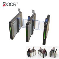 China Thin Speed Turnstile Gate Entrance Screwless Champage Electroplated Stainless Steel for sale