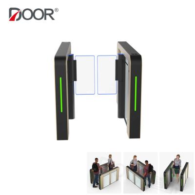 China Thin Speed Turnstile Gate Entrance Screwless Champage Electroplated Stainless Steel for sale