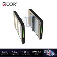 China Easy Installation Indoor Use Speed Gate Swing Turnstile With Servo Motor for sale