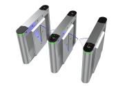 China 304 Brushed Stainless Steel Automatic Outdoor Retractable Turnstile Mechanism Access Control Barrier Gate for sale