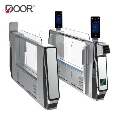 China Servo Motor Speed Turnstile Gate 8 Pairs Sensor Anti Tailing Anti Collision for sale