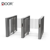 China Triple Anti Pinch Pedestrian Speed Gates With Servo Motor Automatic Control Door for sale
