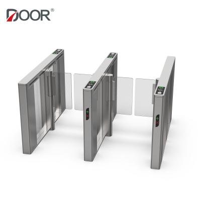 China Triple Anti Pinch Pedestrian Speed Gates With Servo Motor Automatic Control Door for sale