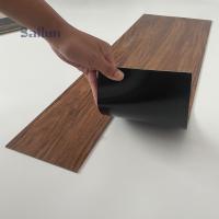China Easy Installation Wood PVC SPC Click Flooring Glue Down Tiles 0.3mm/0.5mm Wear Layer for sale