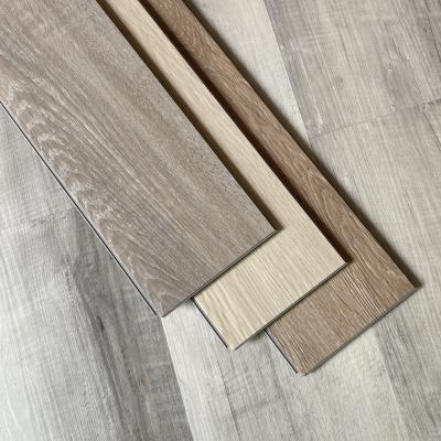 China Customized Thickness Wood Vinyl Plank SPC Click Flooring with Deep Embossed Surface for sale