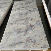 China 2.8mm Thickness PVC UV Marble Board for Interior Wall Decoration 1220x2800mm Exporter for sale